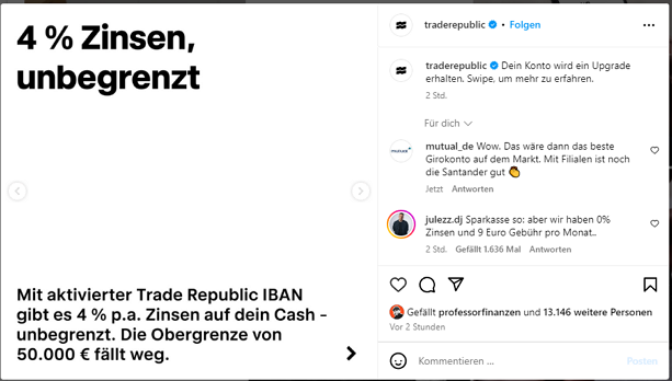 Trade Republic Girokonto: Vor- & Nachteile, Einschätzung